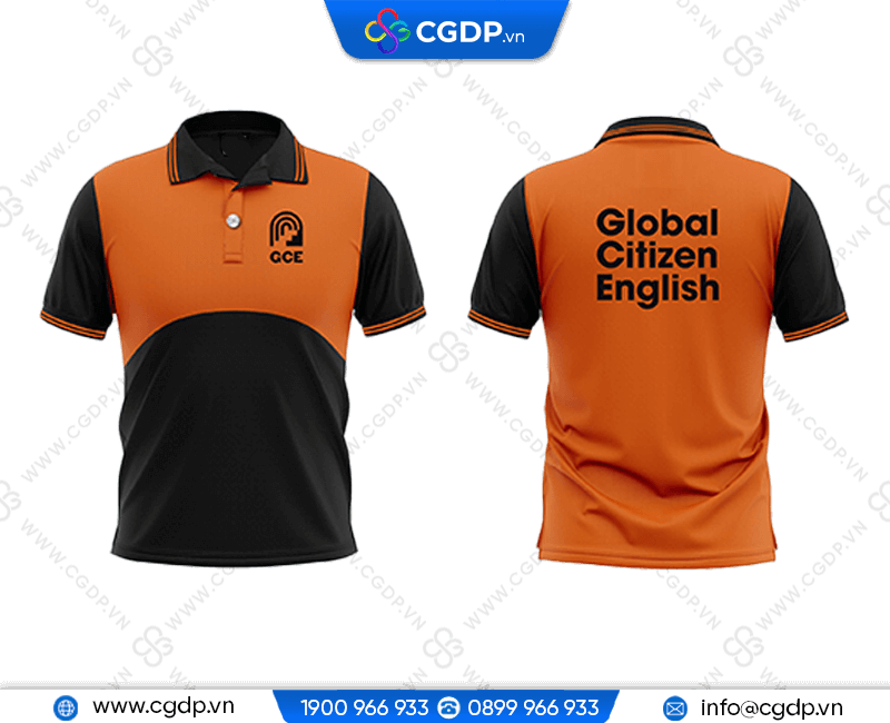 Mẫu áo thun đồng phục công ty tổ chức sự kiện GCE đẹp quận 11